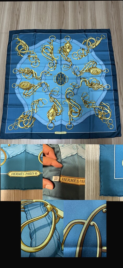 Help Identifying Authenticity and Age of Vintage Hermès Scarf ...